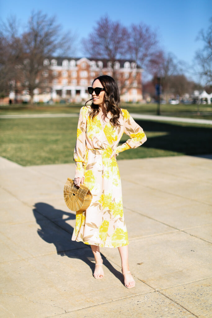 The Most Flattering Wrap Dress To Wear This Spring - alittlebitetc