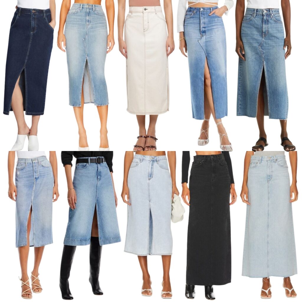 How to Style a Denim Skirt - alittlebitetc | Lifestyle Blog