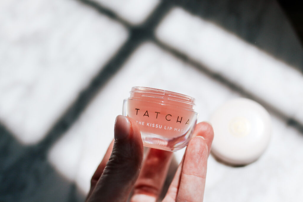 A Luxury Lip Mask Worth the Splurge: Tatcha Lip Mask Review - alittlebitetc