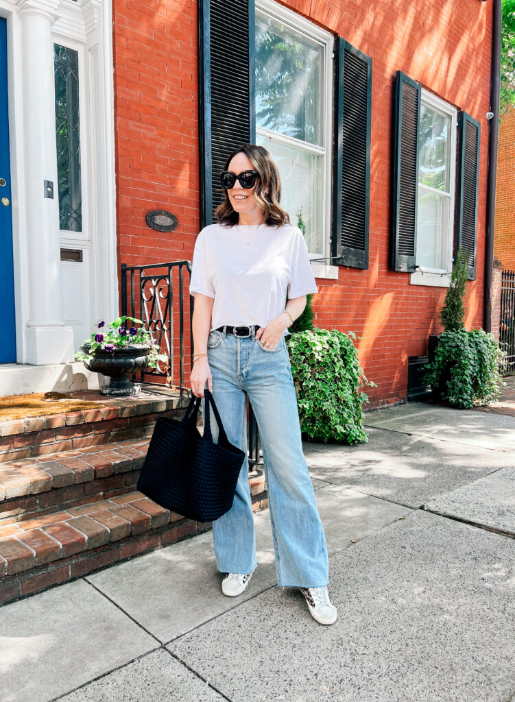 How To Style Wide Leg Jeans - alittlebitetc