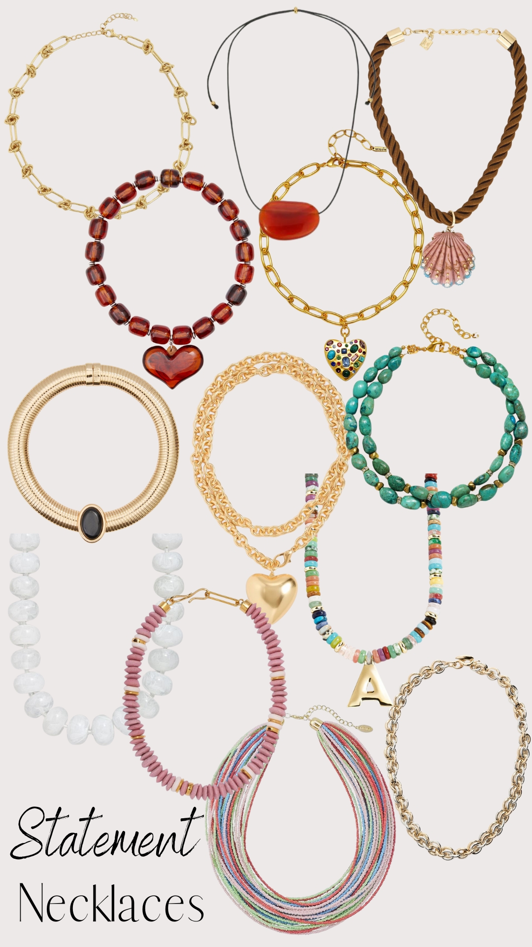 How To Wear Statement Necklaces - alittlebitetc